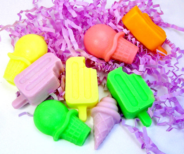 Popsicle Mini Soaps Summer fun sized soaps - American Made Pewter gifts ...
